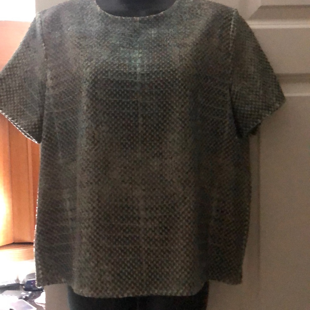 Wells Grace Leather Top Awesome With Jeans - Gem